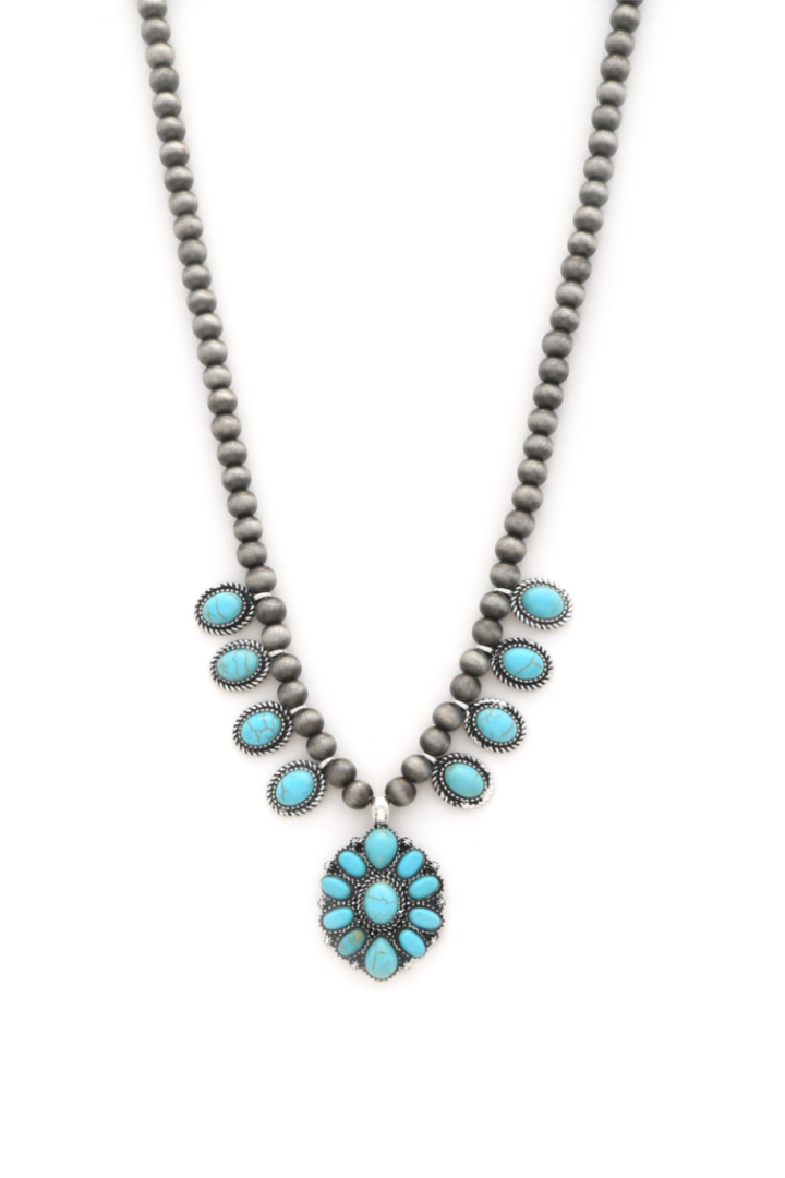 Navajo and Turqouise Necklace – GFL BOUTIQUE