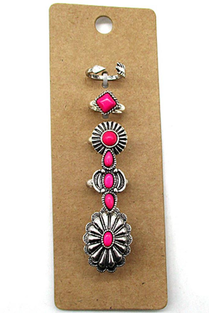 WESTERN ASSORTED RING SET – GFL BOUTIQUE
