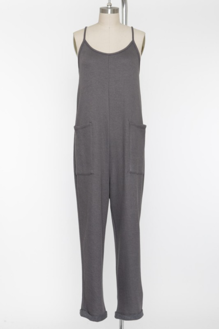 French Terry Jumpsuit – GFL BOUTIQUE